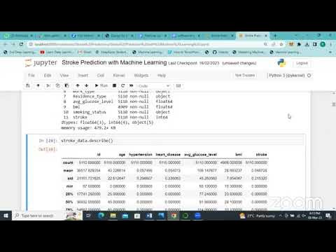 day 4 | Stroke disease prediction using machine learning | Stroke prediction using python ...