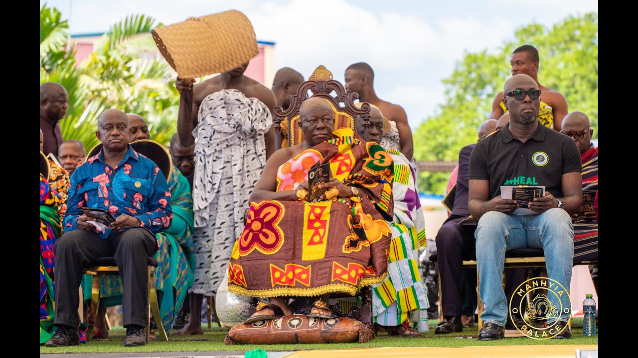 ASANTEHENE LAUNCHES “HEAL KOMFO ANOKYE PROJECT" - YouTube