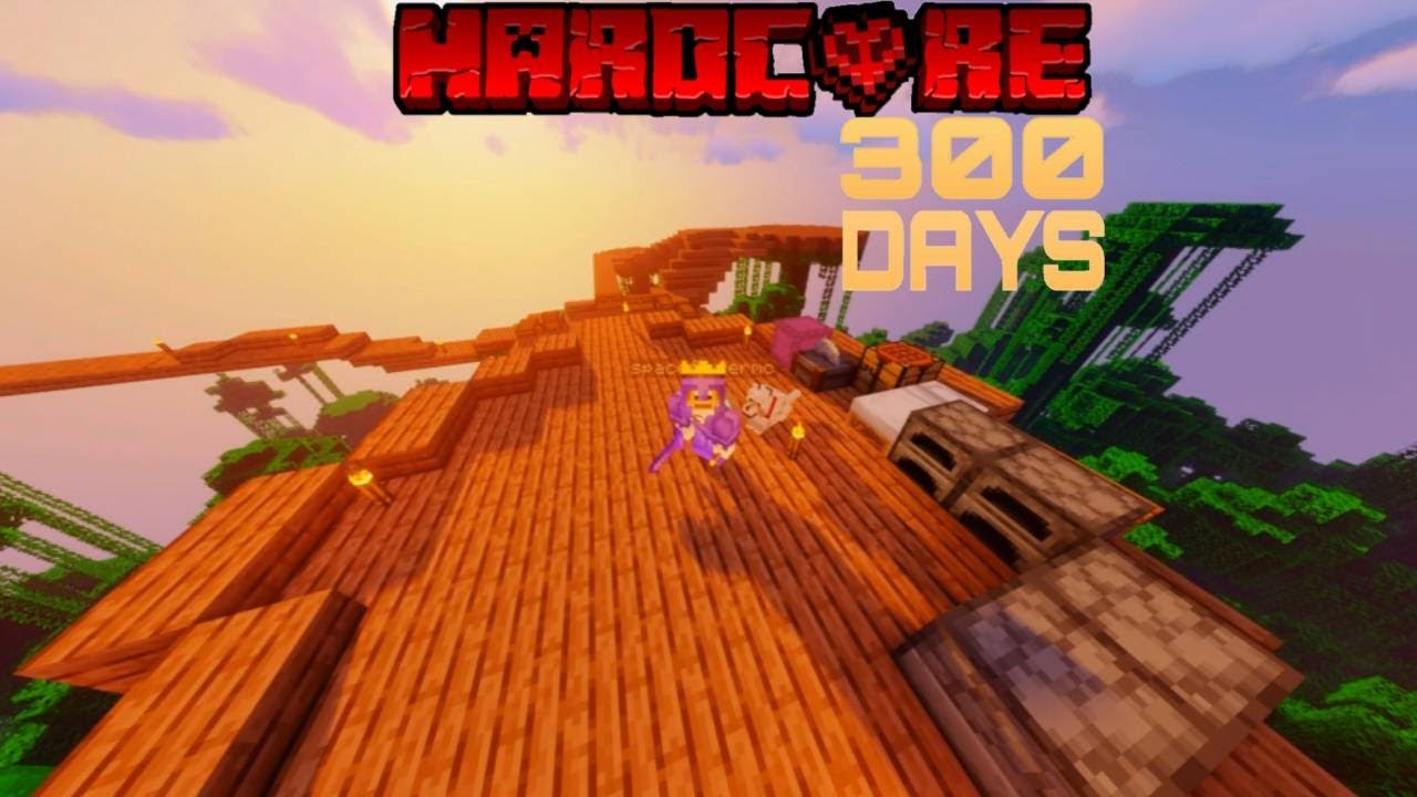 Minecraft Hardcore 300 Days World Tour - YouTube