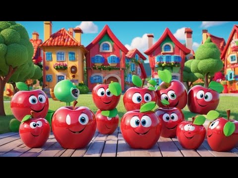 Contando manzanas en una canasta | Canción infantil de contar - YouTube
