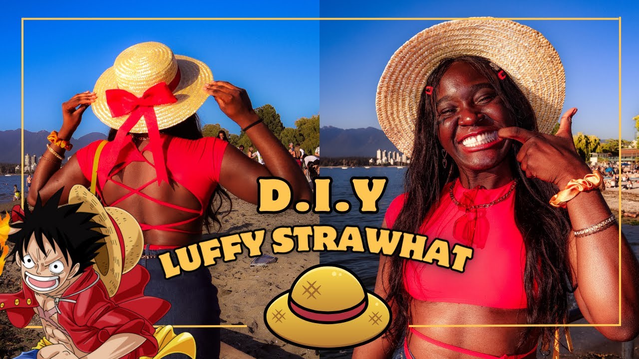 DIY LUFFY ONE PIECE STRAWHAT | COSPLAY, ANIME, FASHION - YouTube