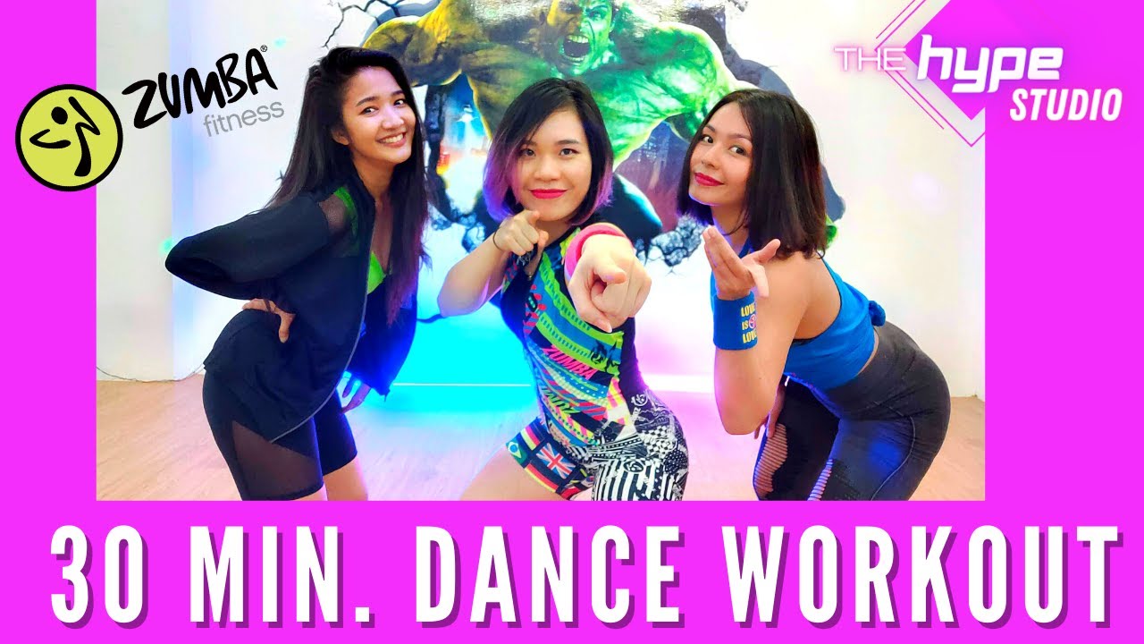 30 MIN. ZUMBA FITNESS DANCE WORKOUT // HOME WORKOUT - YouTube