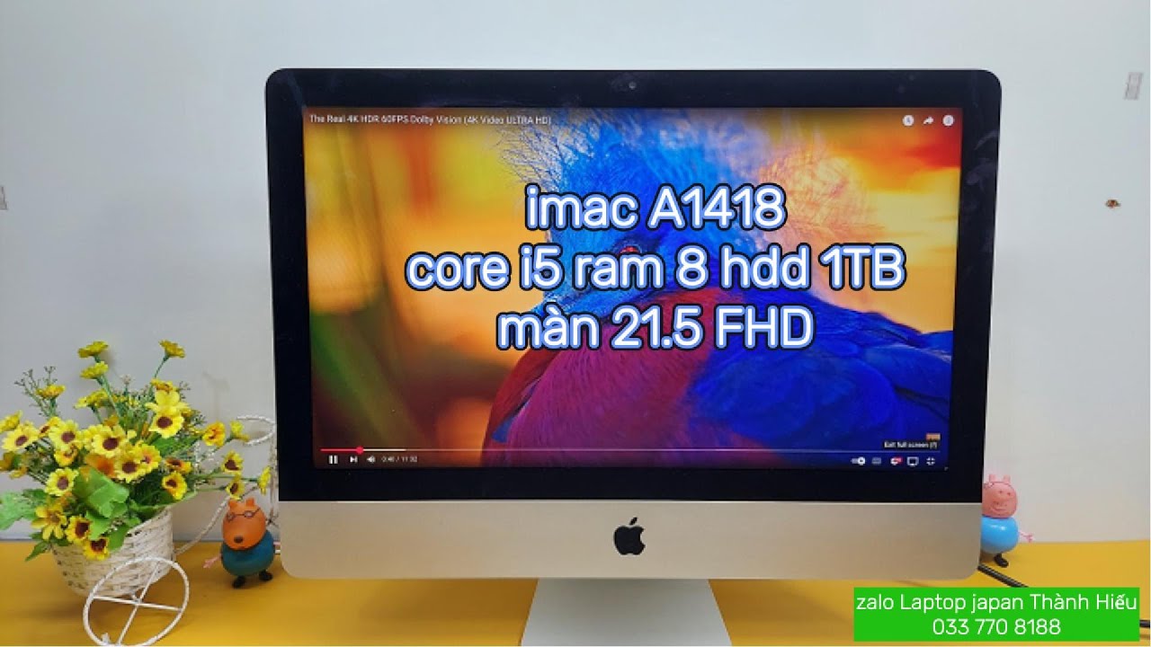 imac A1418 i5 ram 8gb/hdd 1TB/màn 21.5 Full HD#imac - YouTube