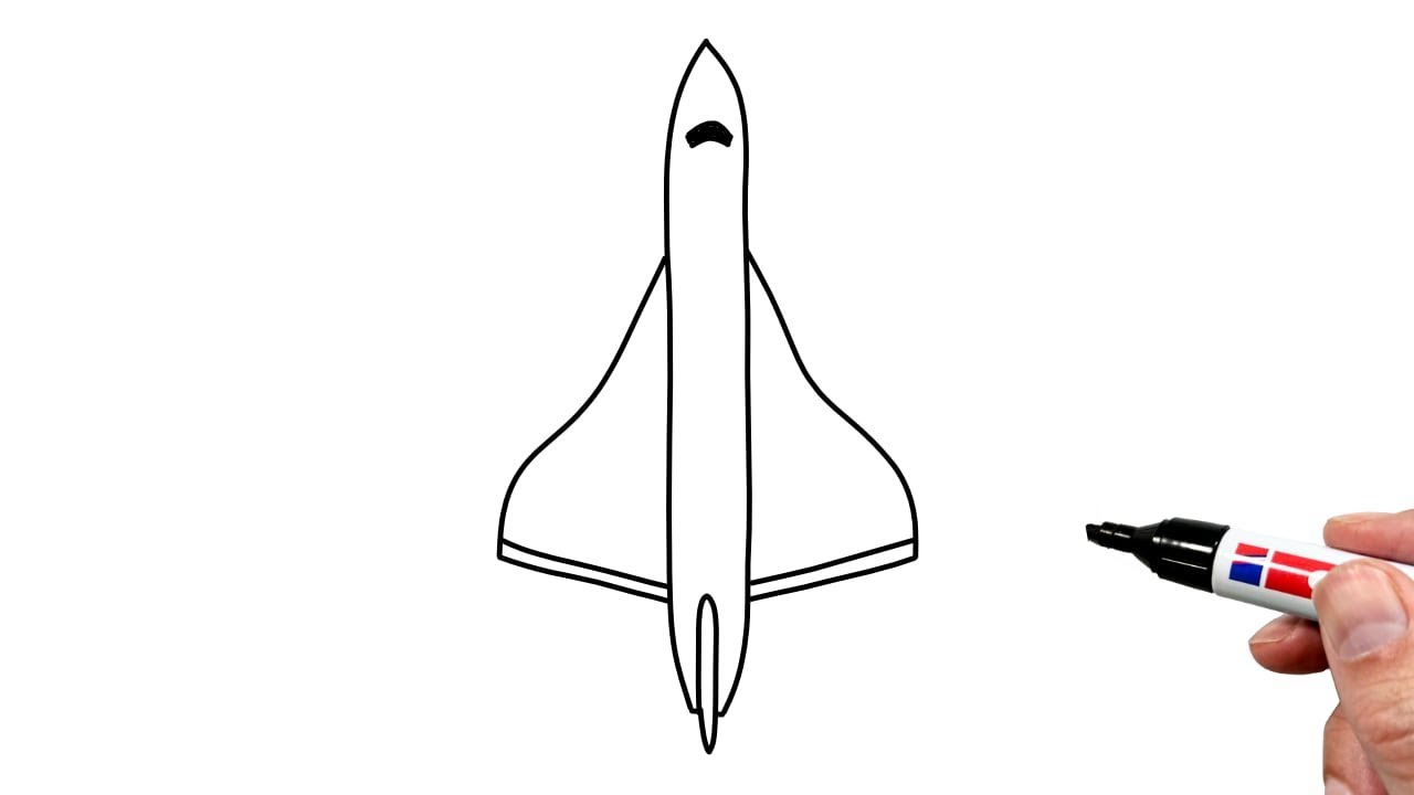 How to Draw a Concorde - YouTube