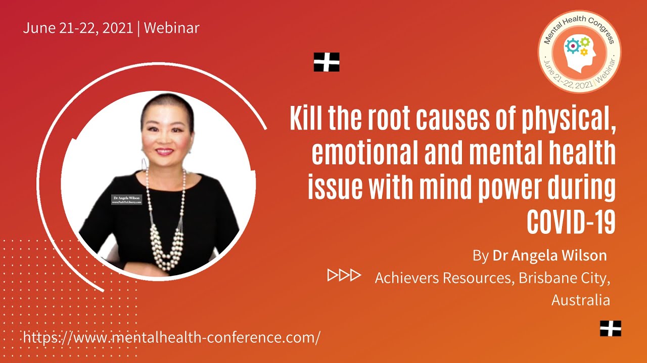 Dr Angela Wilson | World Mental Health Congress | MedConclave | 21 June ...