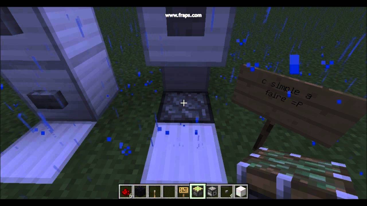 minecraft frigo tuto - YouTube