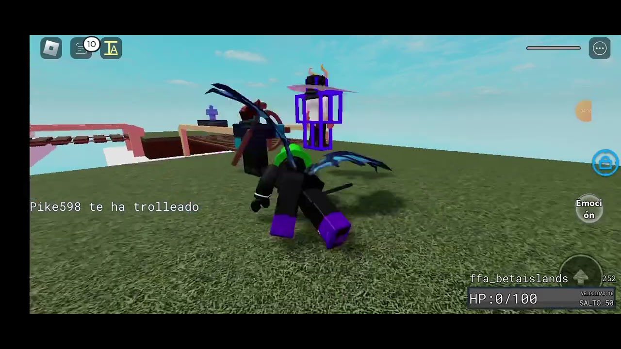 jugando roblox iten aislun xd si se escribir - YouTube