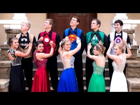 Why These Teens Dressed As Superheroes For The Prom - YouTube