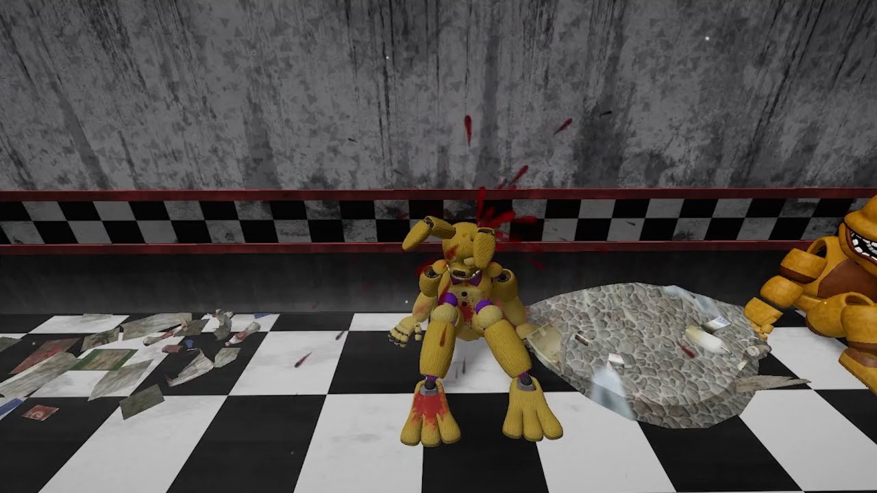 Hidden In The Sand (FNAF Springlock Failure Animation) - YouTube