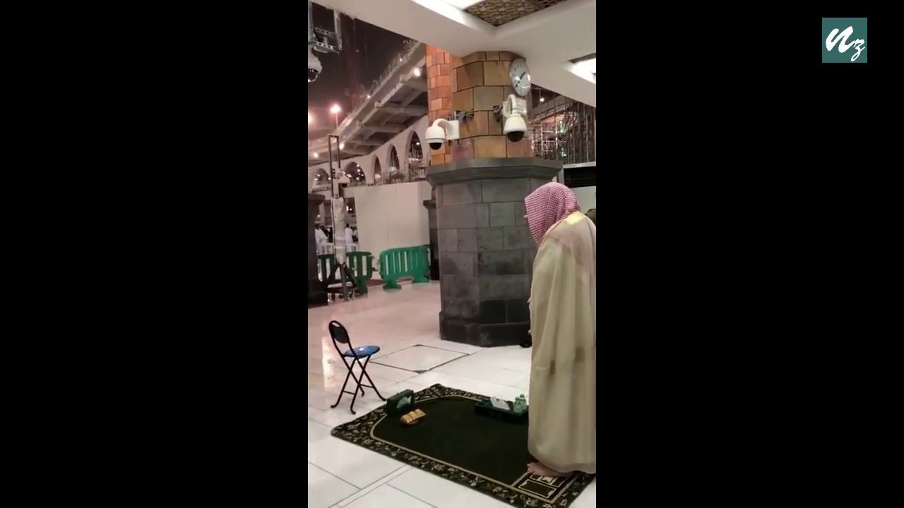 Haram Heroes at work - in Mataaf area - Kaaba during Rain (Makkah ...