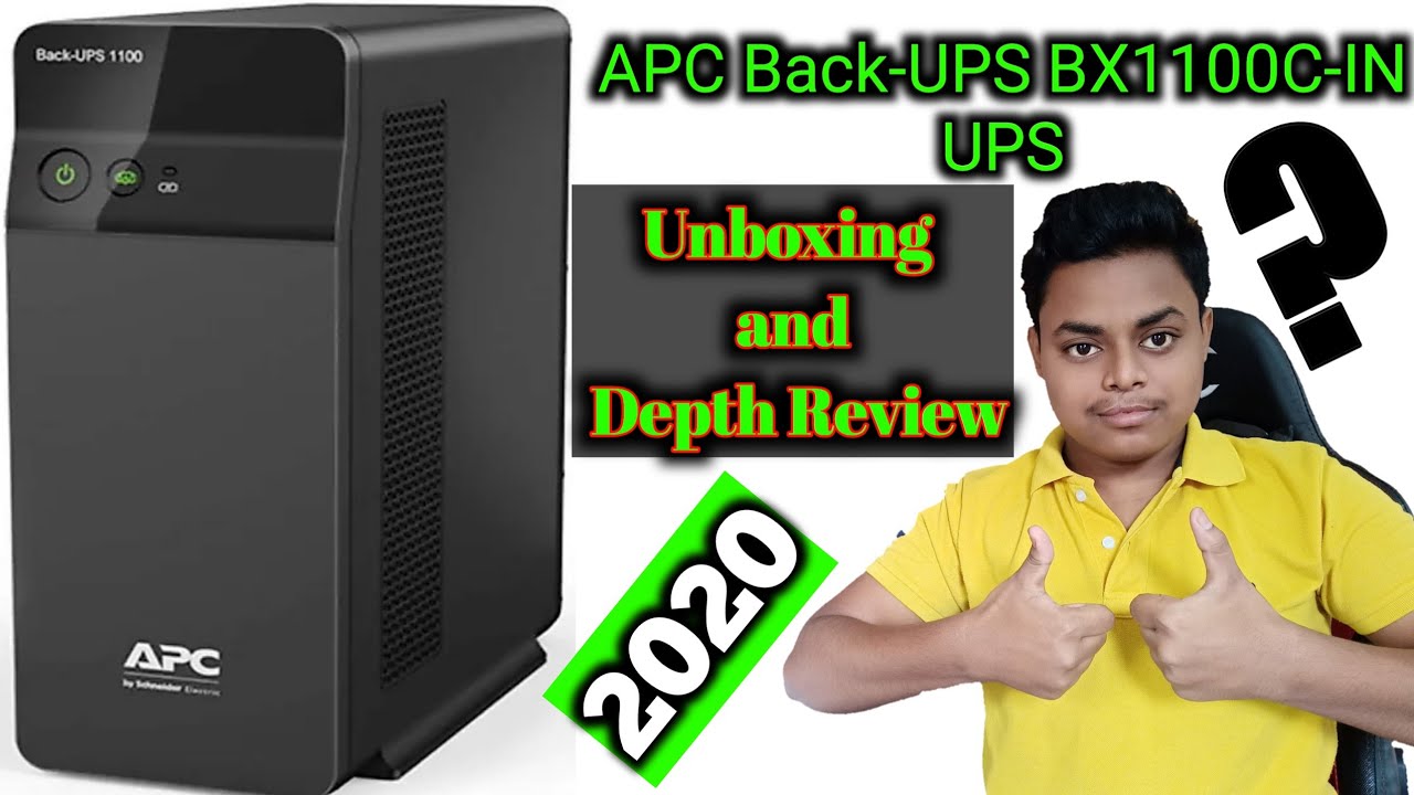 APC Back-UPS BX1100C-IN UPS Unboxing and Depth Review | APC UPS 1100C ...