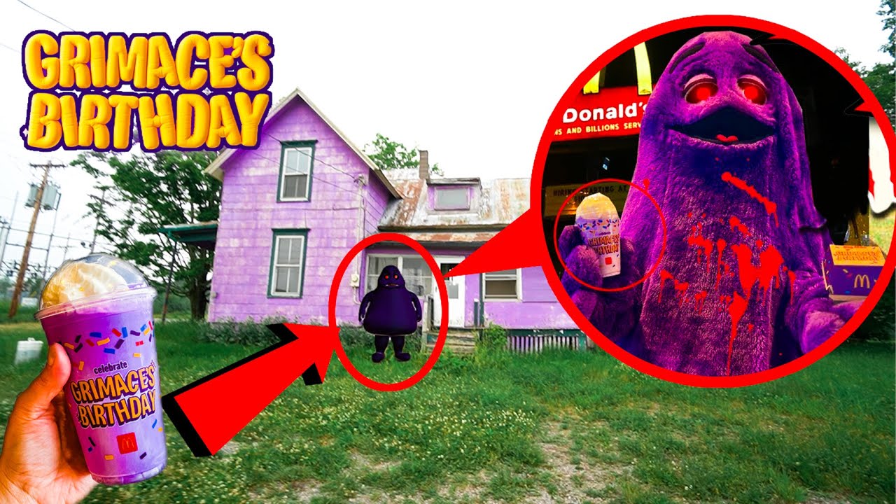 DO NOT DRINK GRIMACE SHAKE OUTSIDE THE GRIMACE HOUSE | IF YOU SEE ...