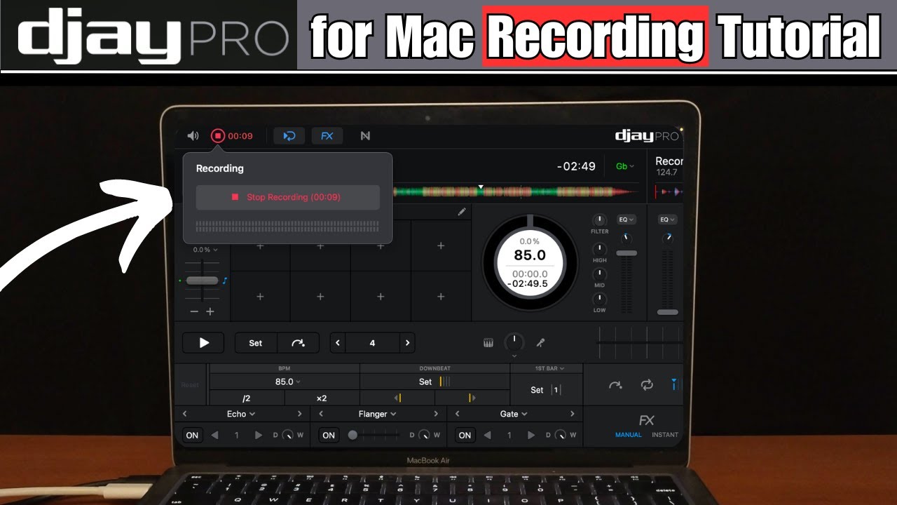 Djay Pro for Mac Recording Tutorial - YouTube