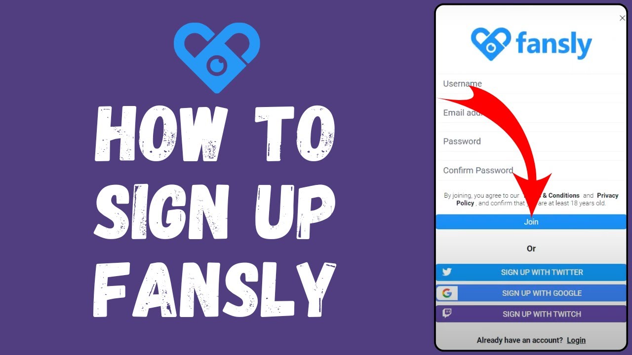 How to Sign Up on Fansly Account 2024 | Register on Fansly Account ...