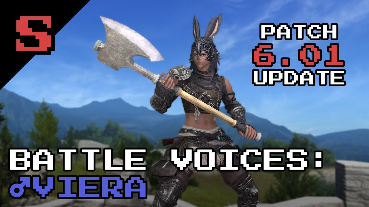 (FFXIV) Battle Voices: Male Viera (Patch 6.01 UPDATE) - YouTube