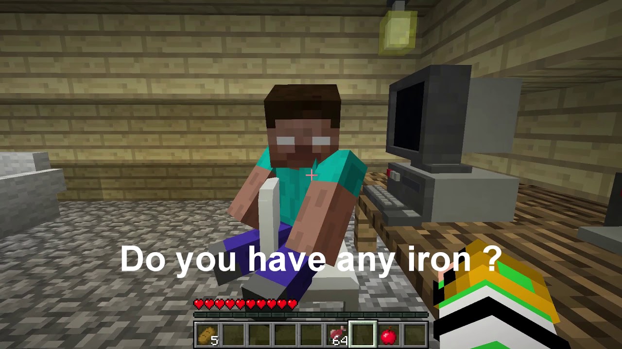 Herobrine And Steve Friends