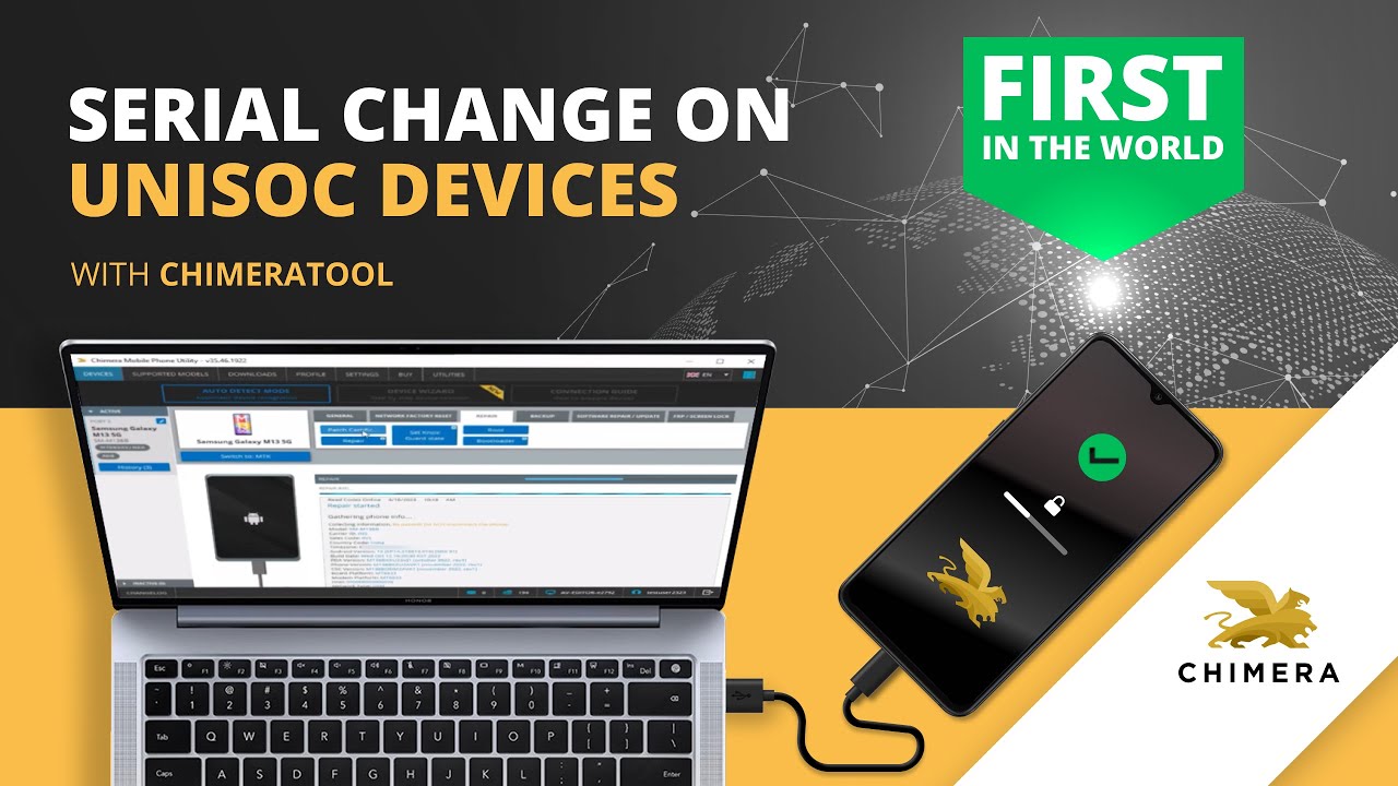 NEW Serial change on Unisoc devices with ChimeraTool - YouTube