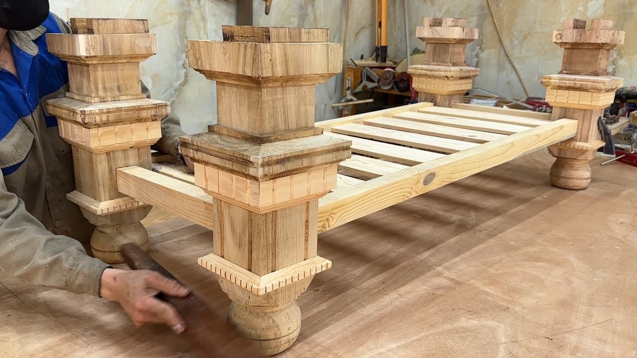 Woodworking Techniques From Round Trees - Building a Detailed and ...