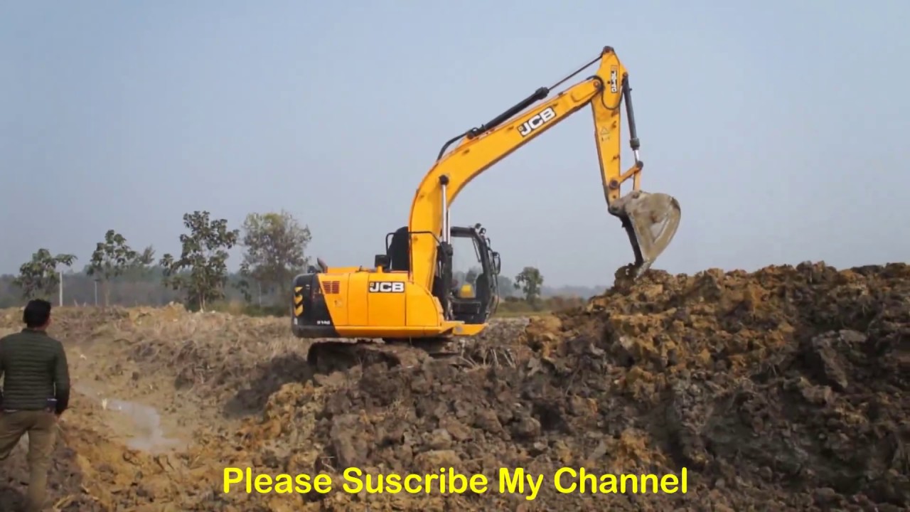 JCB Video, JCB Excavator Digging Mud To Make Pond. - YouTube