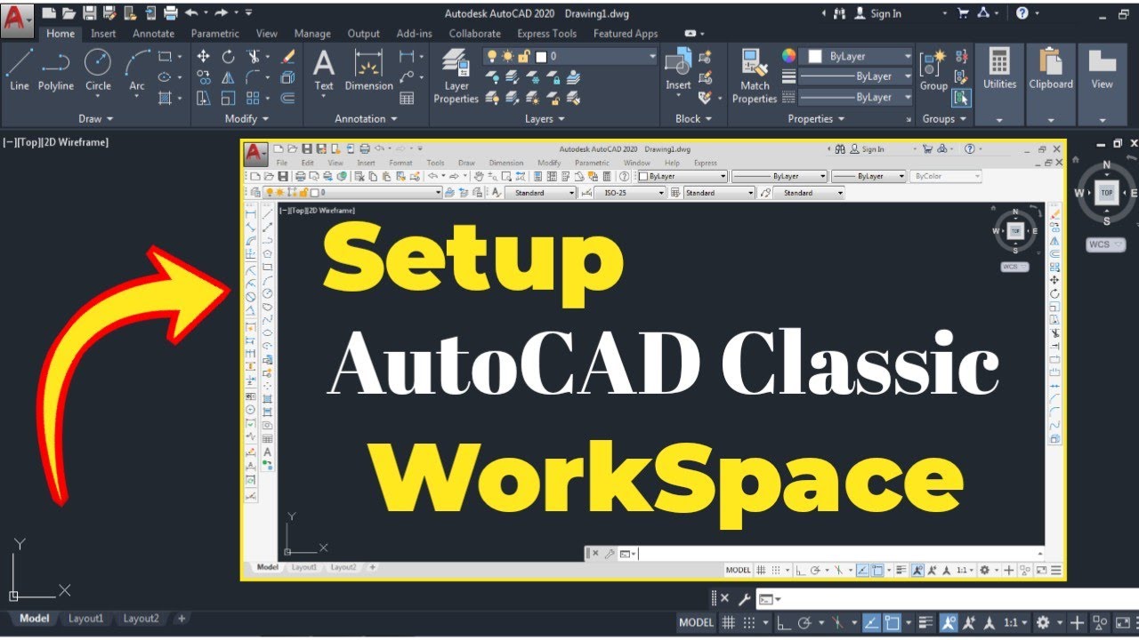AutoCAD 2020 Create AutoCAD CLASSIC WORKSPACE CAD CAREER YouTube autocad-2020-create-autocad-classic-workspace-cad-career-youtube