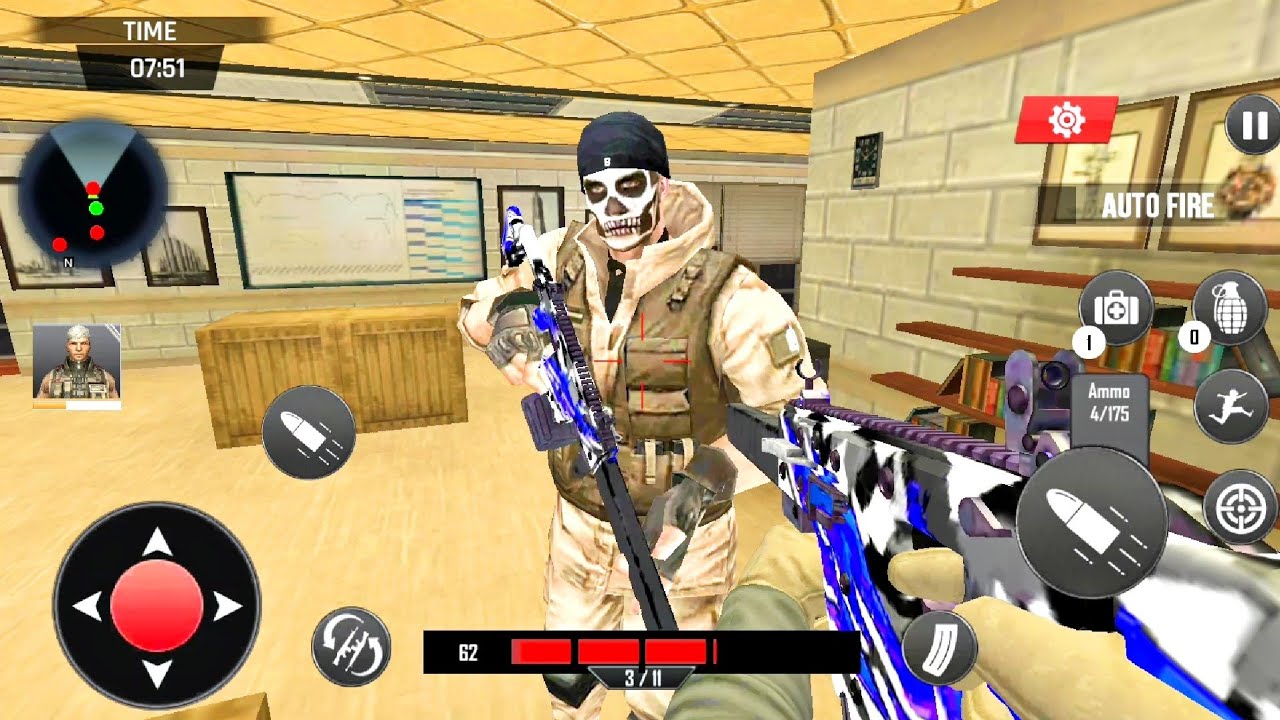 Gun Offline Strike : PvP Multiplayer FPS Game 3D:AndriodGamePlay - YouTube