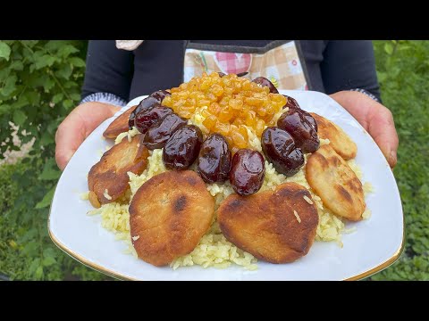 Çox Ləzzətli SÜDLÜ PLOVUN Hazırlanması. Baxcamızda Südlü Aş Bişirdik