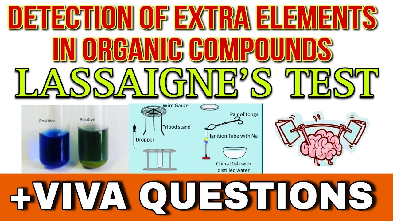 Detection of Extra Elements in Organic Compounds Viva Questions ...