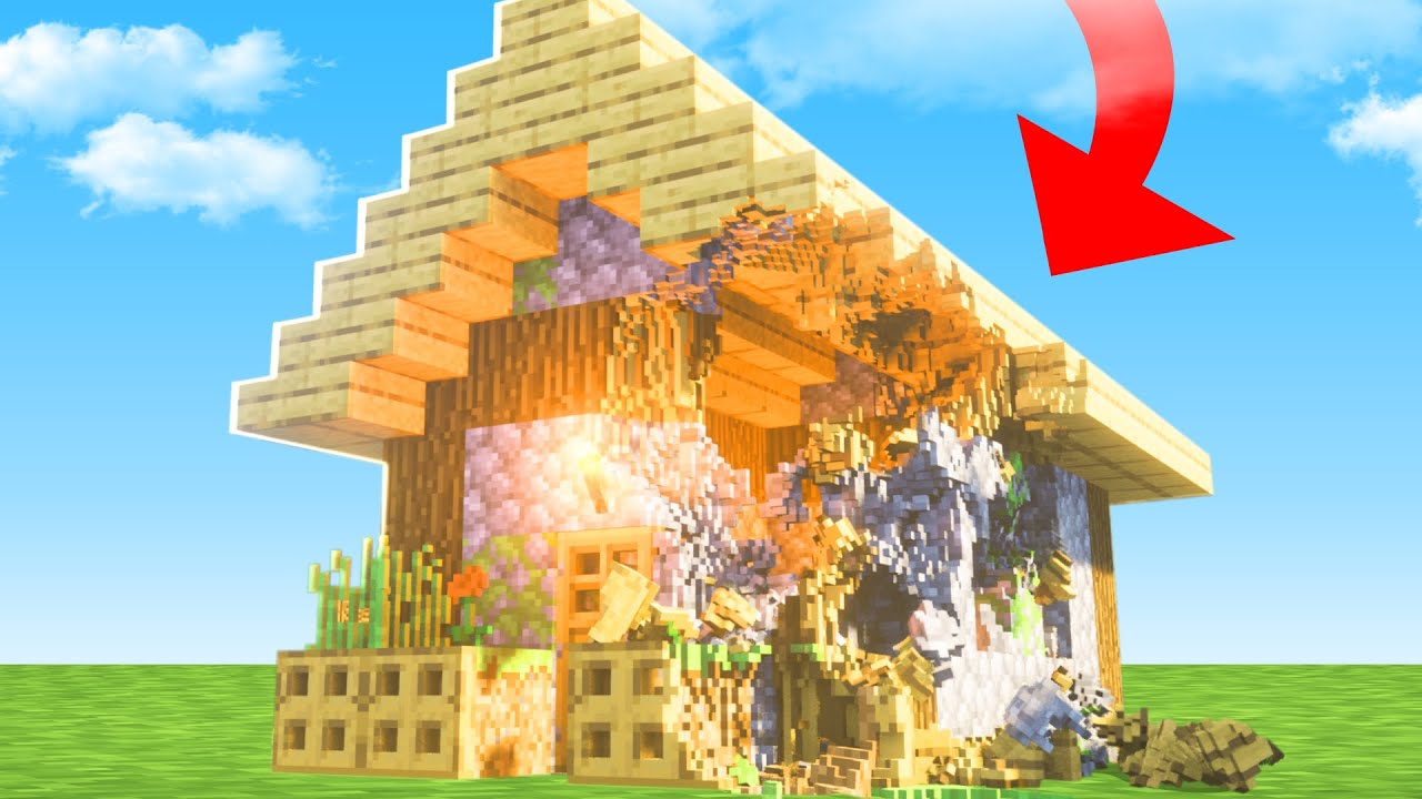 Destroying a Minecraft Village With Mods.. (Teardown) - YouTube