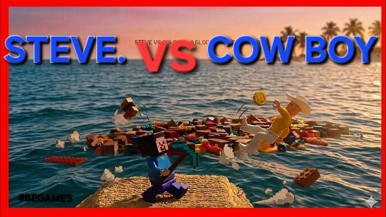 STEVE VS COW BOY| ANIMATION - YouTube