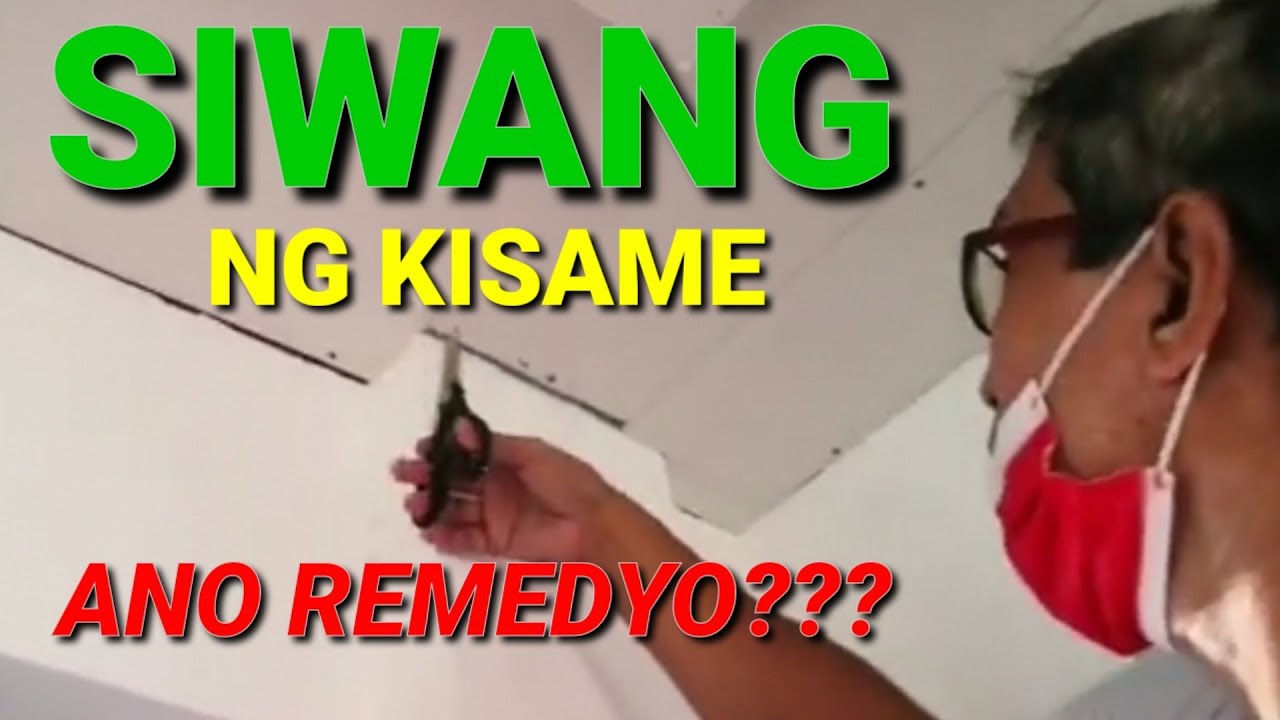 PAANO TAKPAN ANG SIWANG NG KISAME NG BAHAY | DA HUSTLER'S TV - YouTube