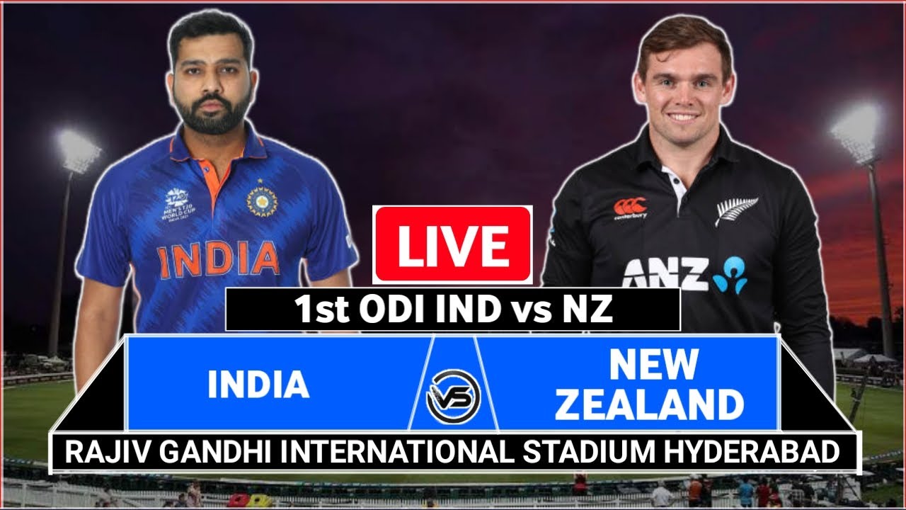 India vs New Zealand 1st ODI Live Scores | IND vs NZ 1st ODI Live ...