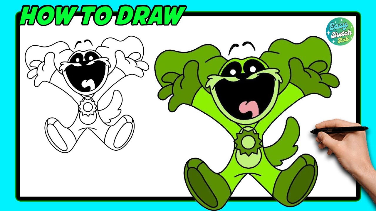 How to Draw Cute Poppy Playtime Hoppy Hopscotch | Step-by-Step Tutorial ...