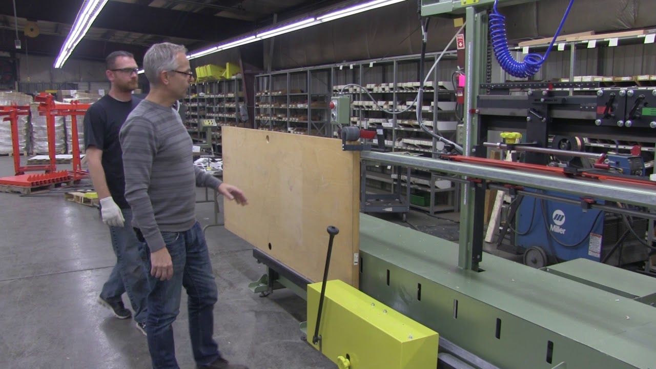 RUVO 505 TOUCH // Vertical Prehung Door Machine - YouTube