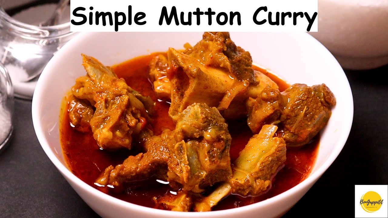 Simple Mutton Curry Eid Special | Mutton Curry For Bachelors | Mutton ...