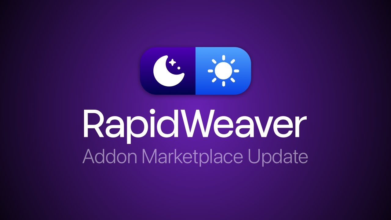 RapidWeaver Marketplace Update - March 2024 - YouTube