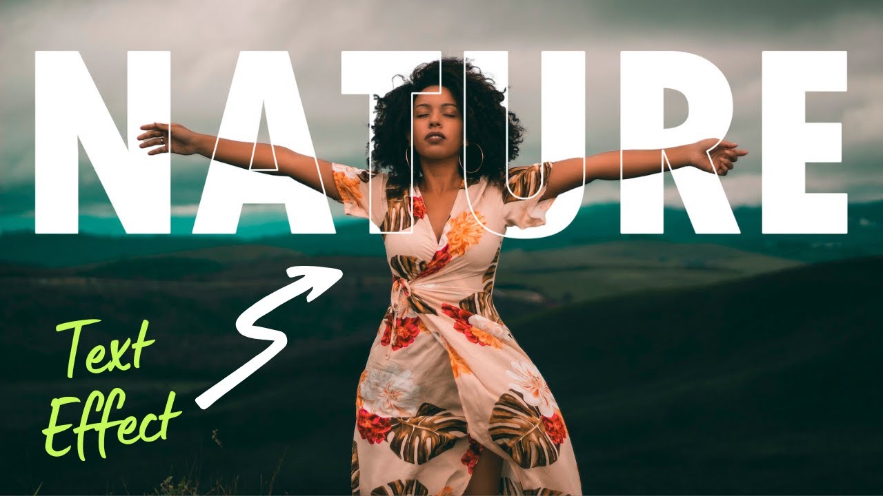 👍Add MASKED Text Effect with OUTLINE to Your Photos - Photoshop ...