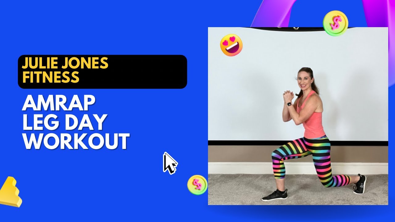 ENGAGE Day 37/ AMRAP Leg Day Workout - YouTube