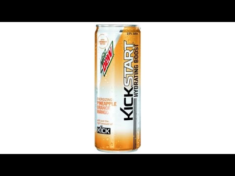 Pineapple Orange Mango Mountain Dew Kickstart Review - YouTube