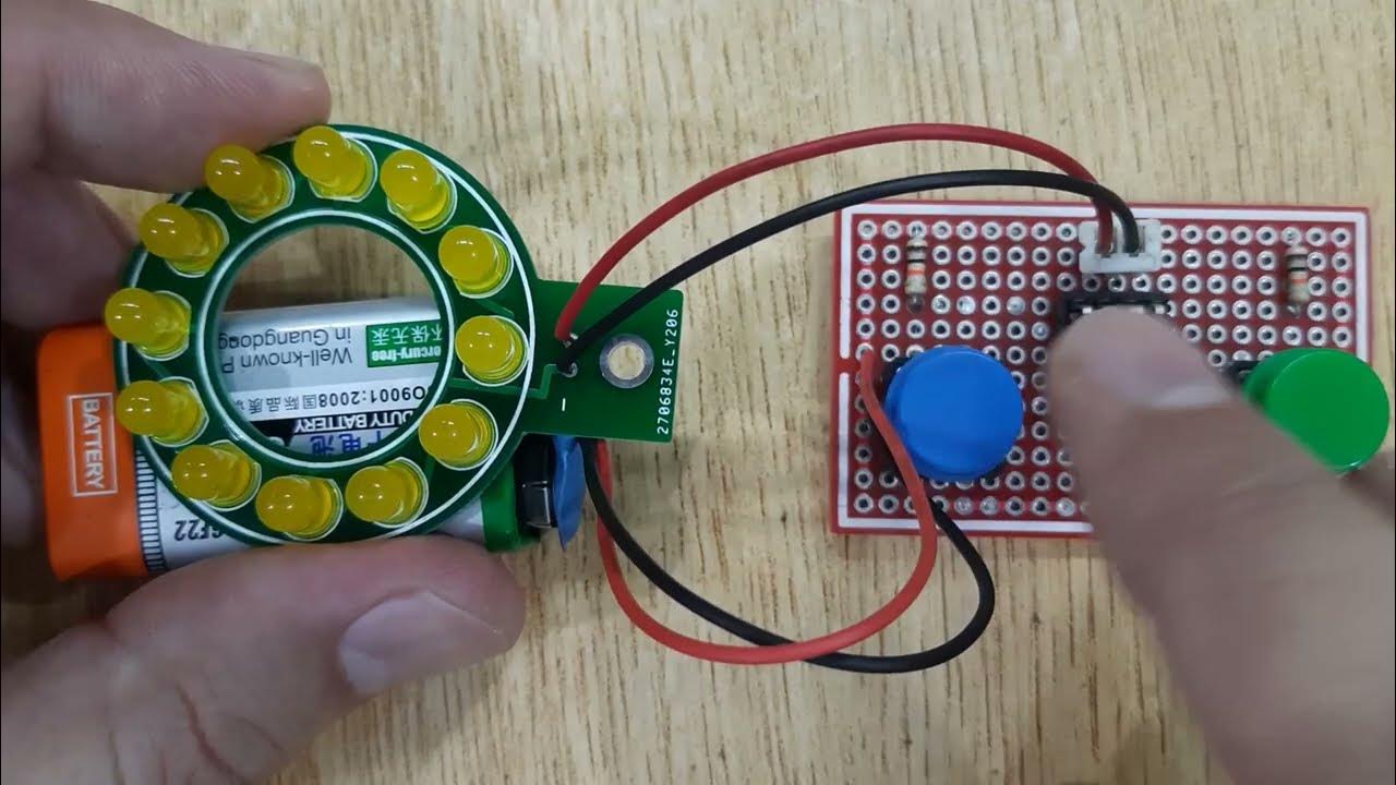 How to Make Touch ON and Touch OFF Switch using 555 Timer IC - YouTube