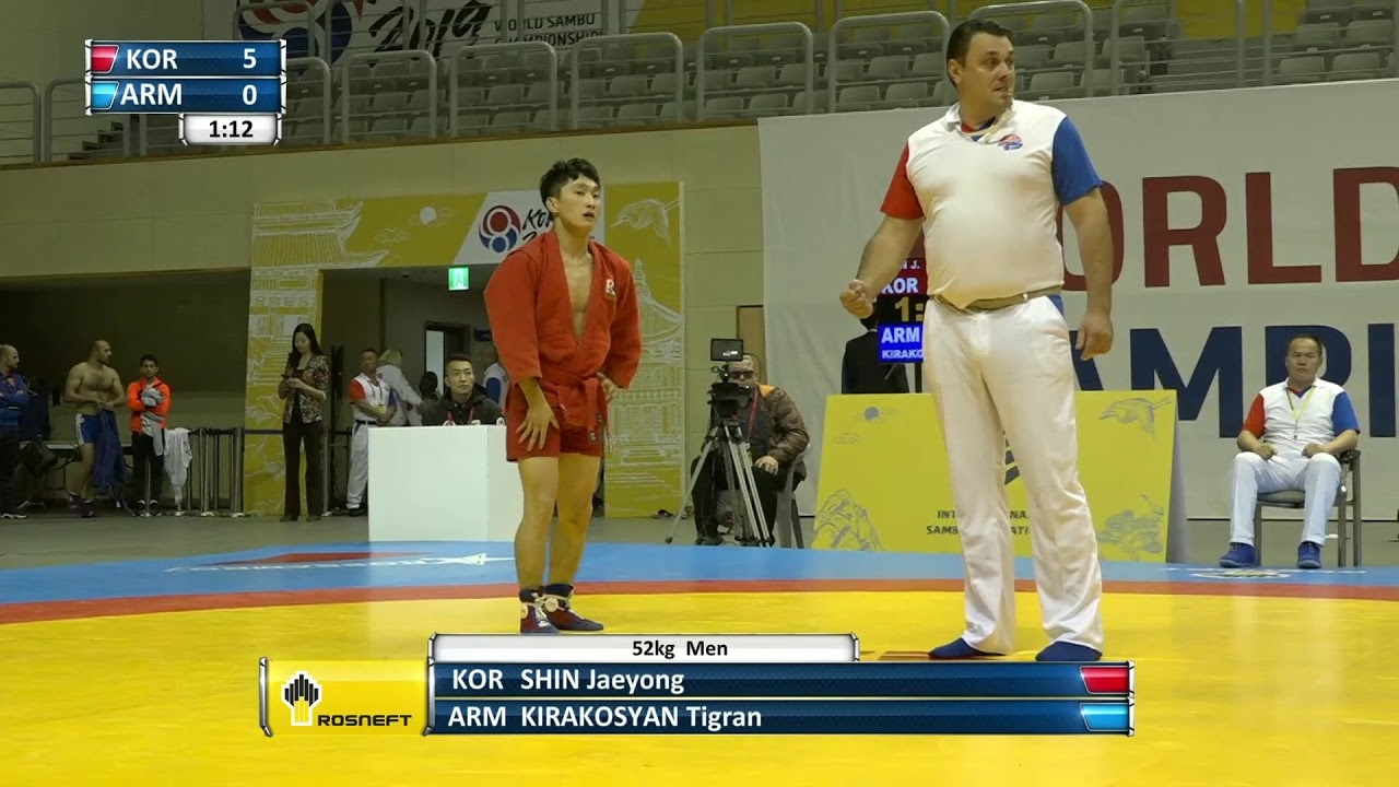 World SAMBO Championships 2019. Day 1. Mat 1 - YouTube