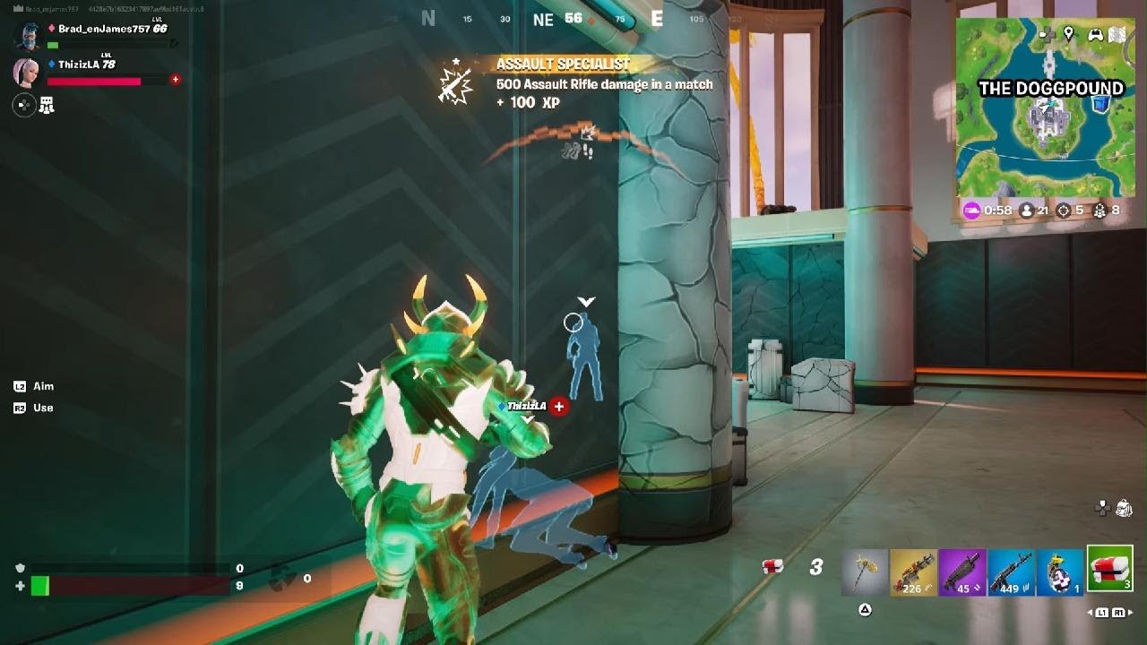 Fortnite mythic minigun - YouTube