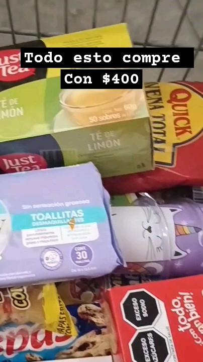 Increible con 400 pesos compre todo esto en las BBB #familia #economia ...