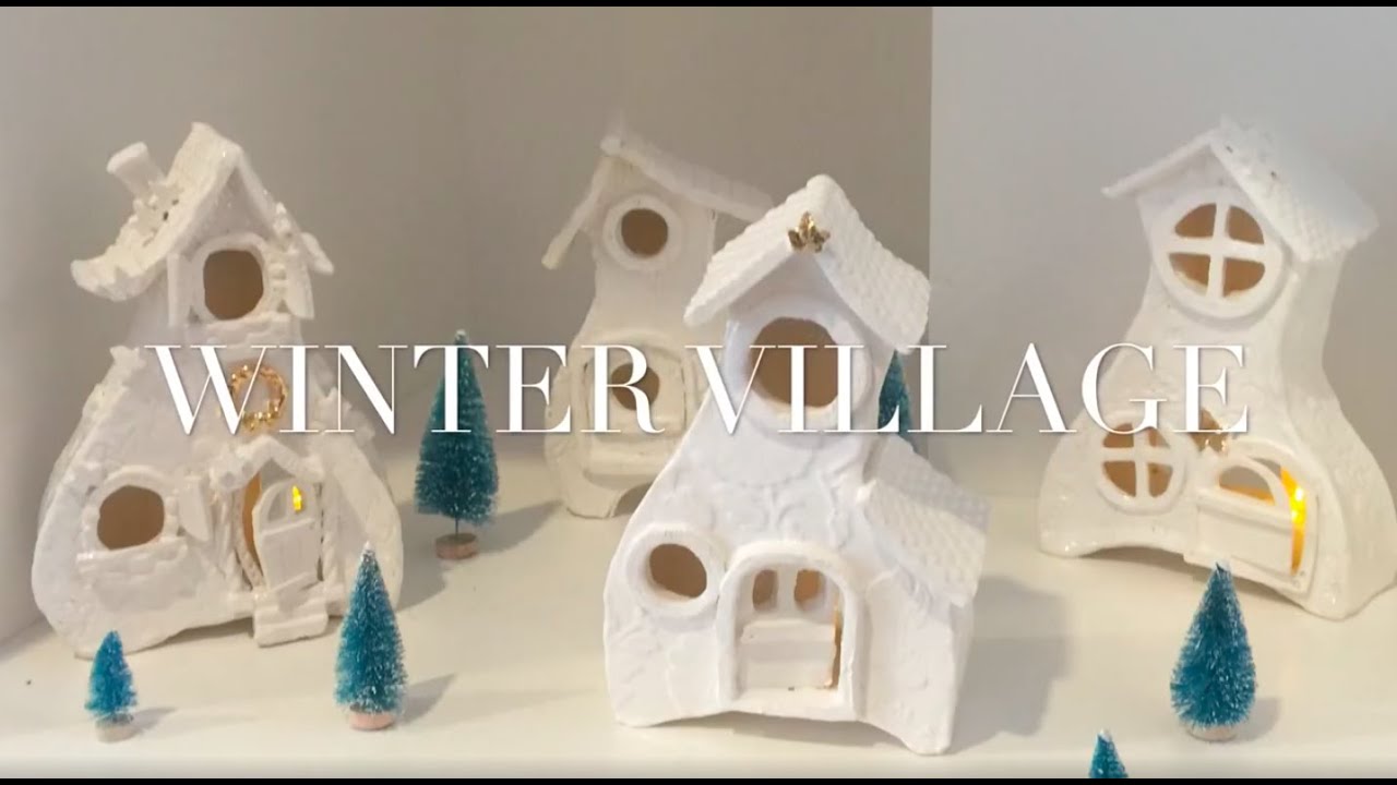 Winter Village Ceramics Project - YouTube