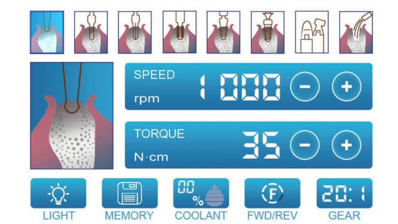 Implant Unit Power Pro 3TECH - YouTube