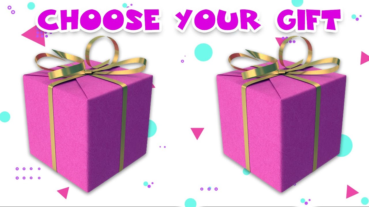 🎁 CHOOSE YOUR GIFT 🎁 ВЫБИРАШКИ 🎁 This or that , left or right? - YouTube