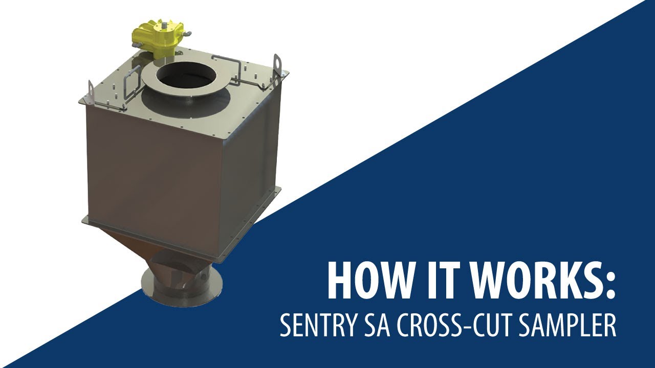 How a Sentry Solid & Powder Automatic Cross-Cut Sampler Works - YouTube