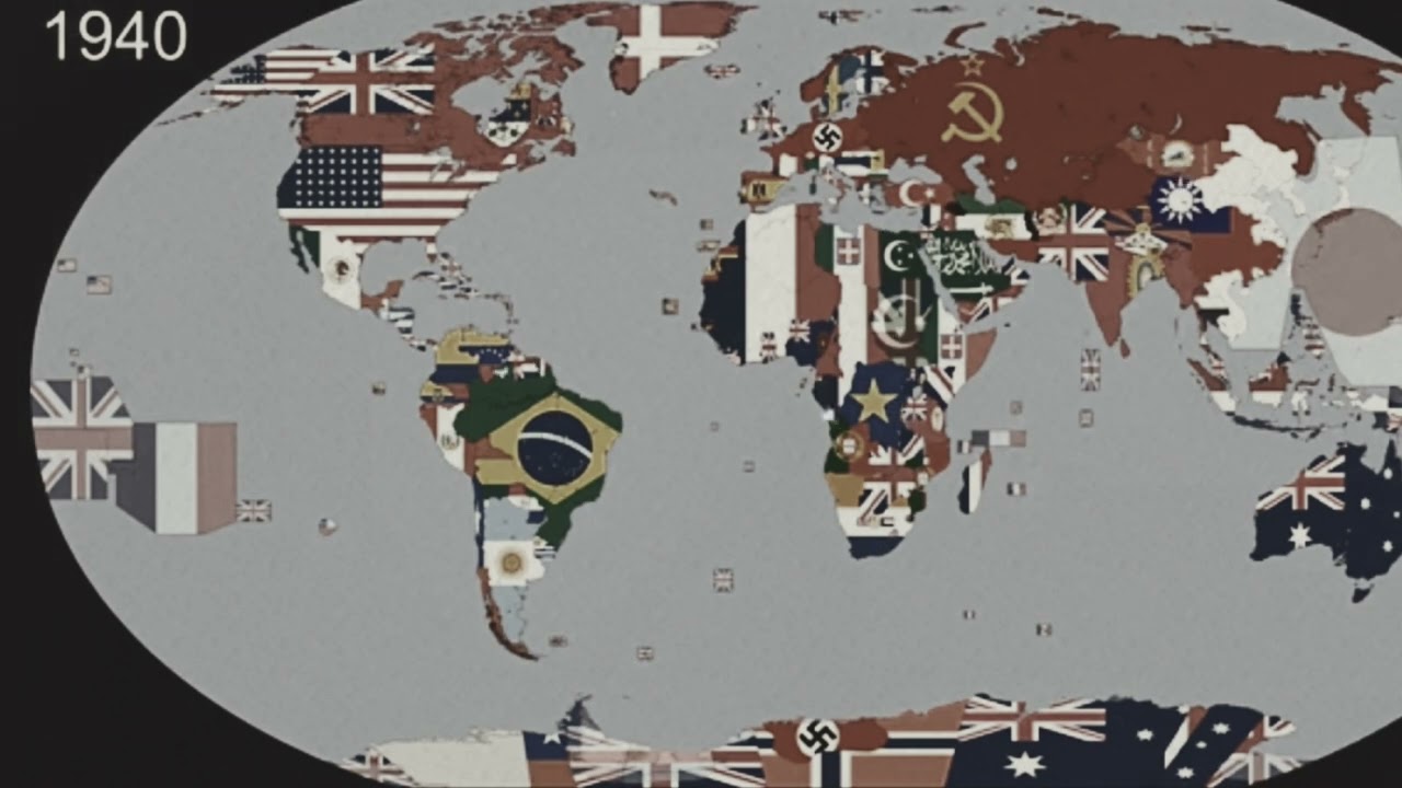 world map 2020,1940,1860 - YouTube