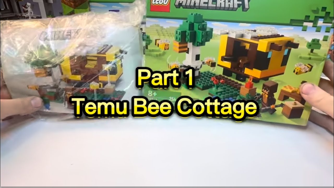 Temu Building Blocks | Minecraft Bee | Part 1 #minecraft #temu # ...