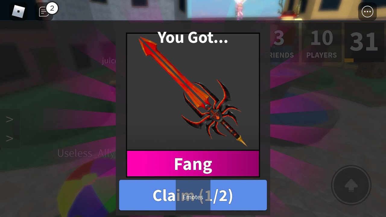 Trading Xmas for Fang and Gemstone in MM2. - YouTube