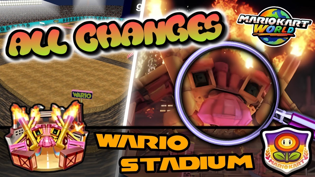 They CHANGED Everything in N64 Wario Stadium – All CHANGES! | Mario Kart World FT @MrAGame - YouTube